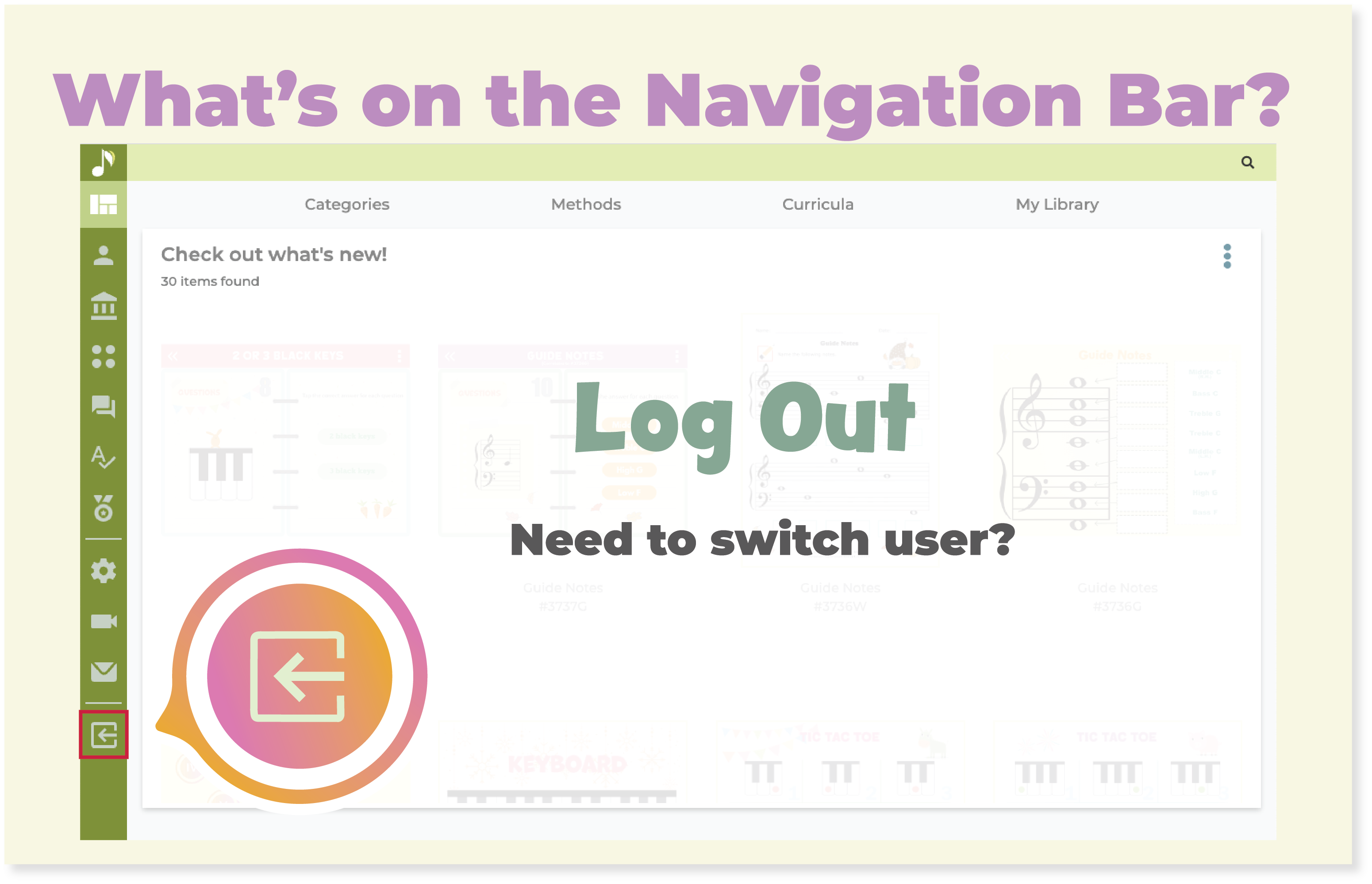 Sidebar Part 11 of 11: Log Out - SproutBeat